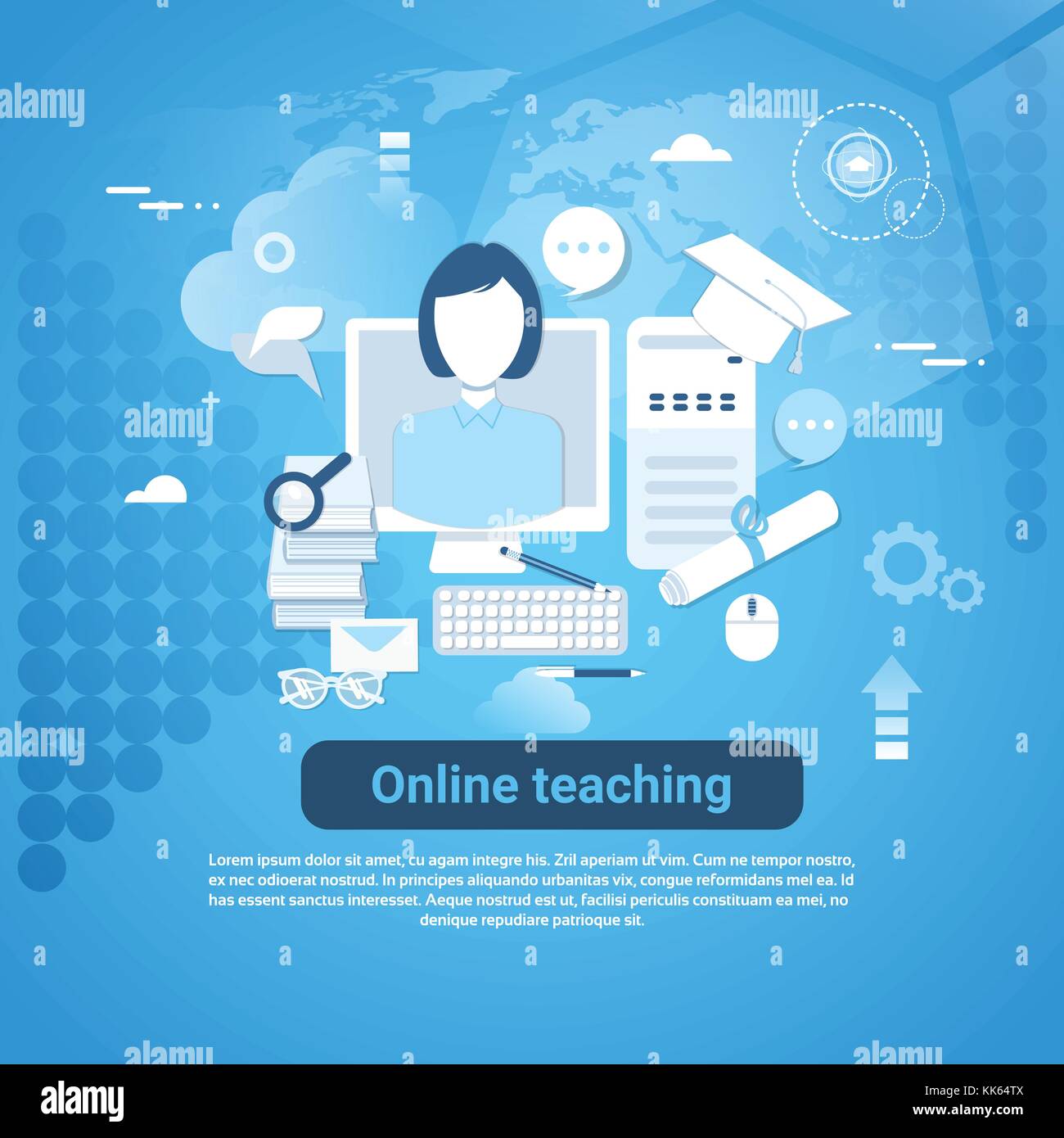 Concept teaching learning symbol teacher hi-res stock photography and ...