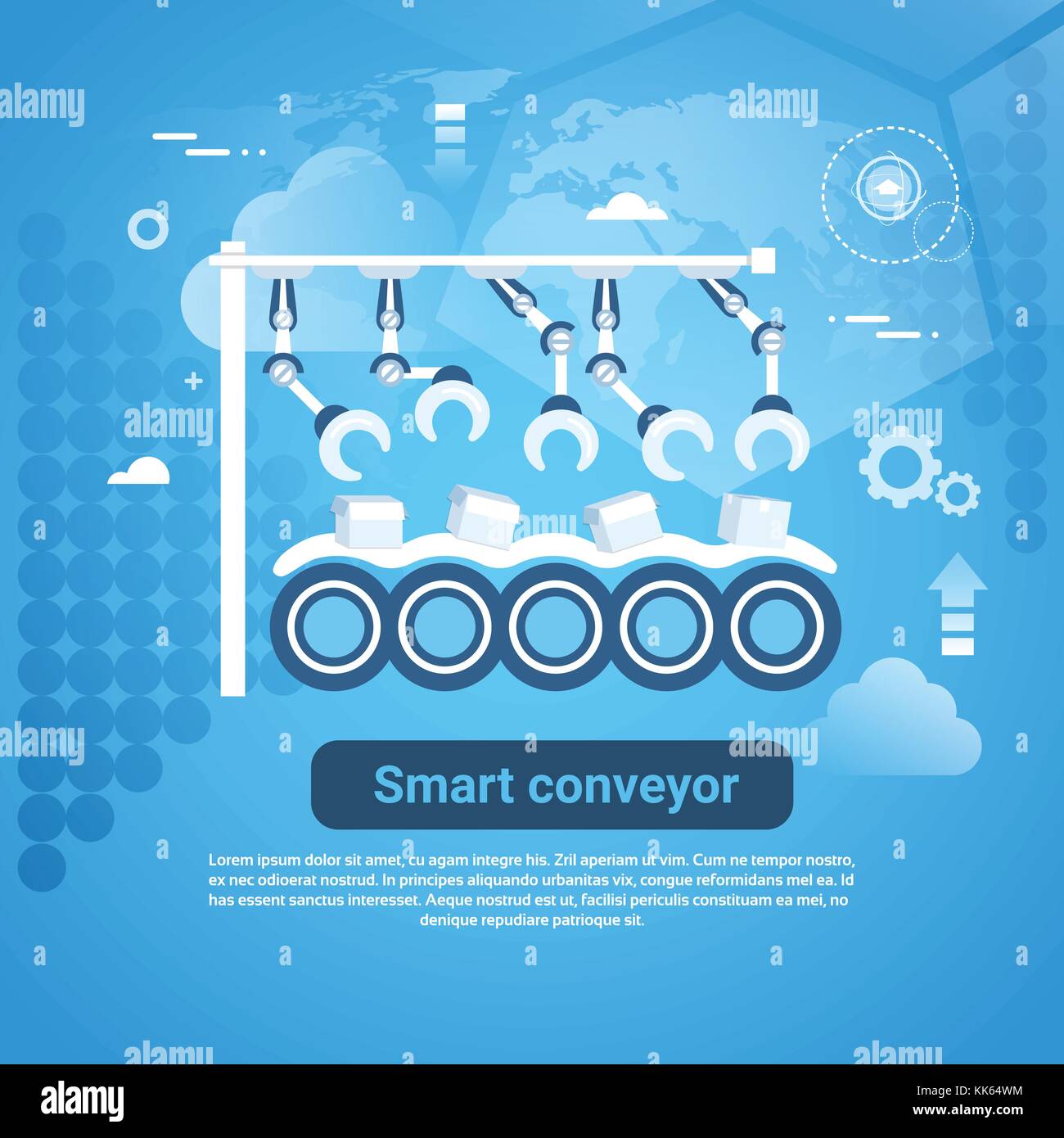 Conveyor operation Stock Vector Images - Alamy