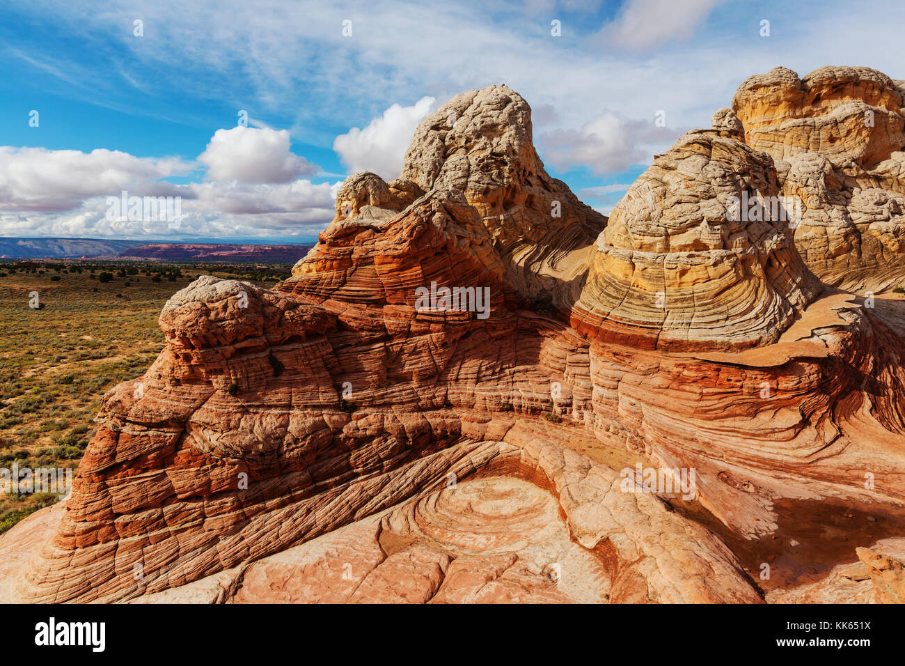Vermilion Cliffs National Monument Landscapes at sunrise Stock Photo ...