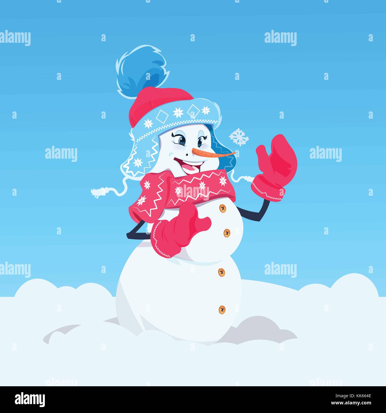Cute Snowman Clip Art Girl Snowman Girls: Over 16,429 Royalty Free