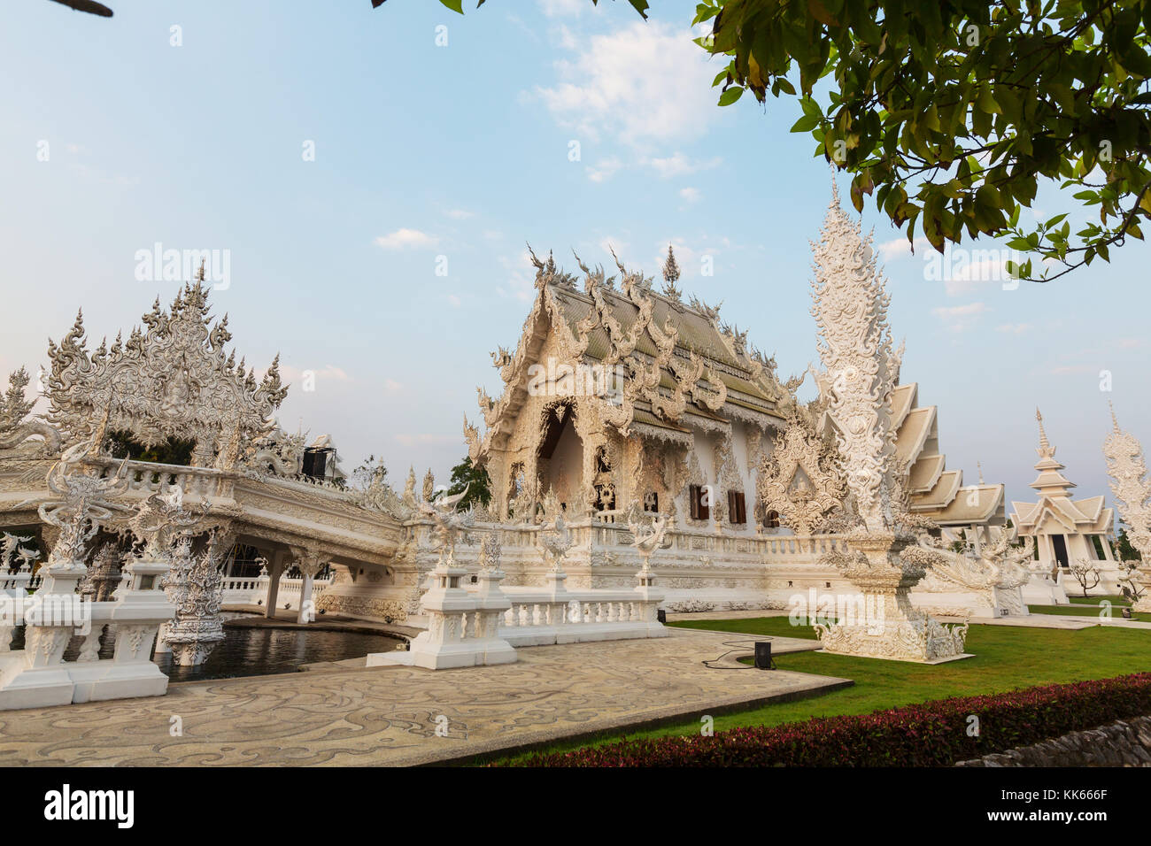 Wat Rong-Khun, Northern Thailand Stock Photo - Alamy