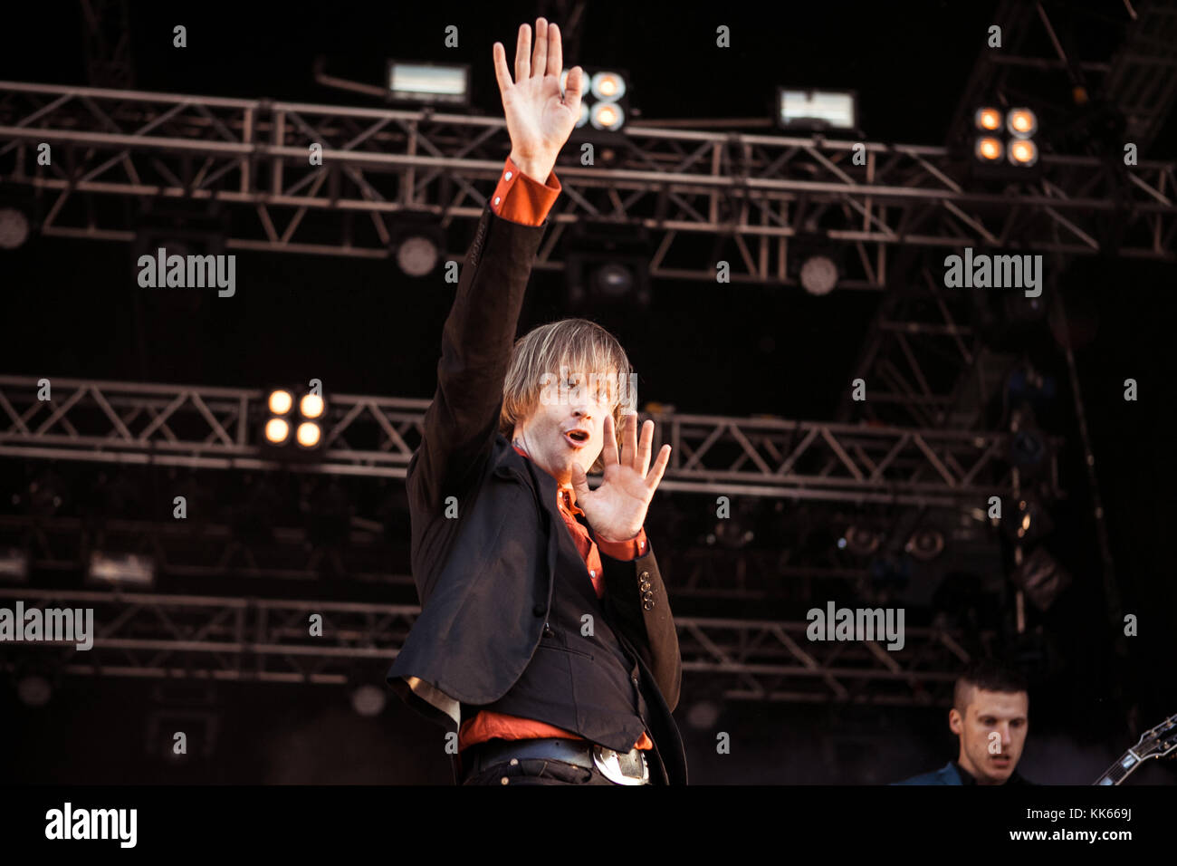 The Swedish hardcore punk band Refused performs a live concert at the ...