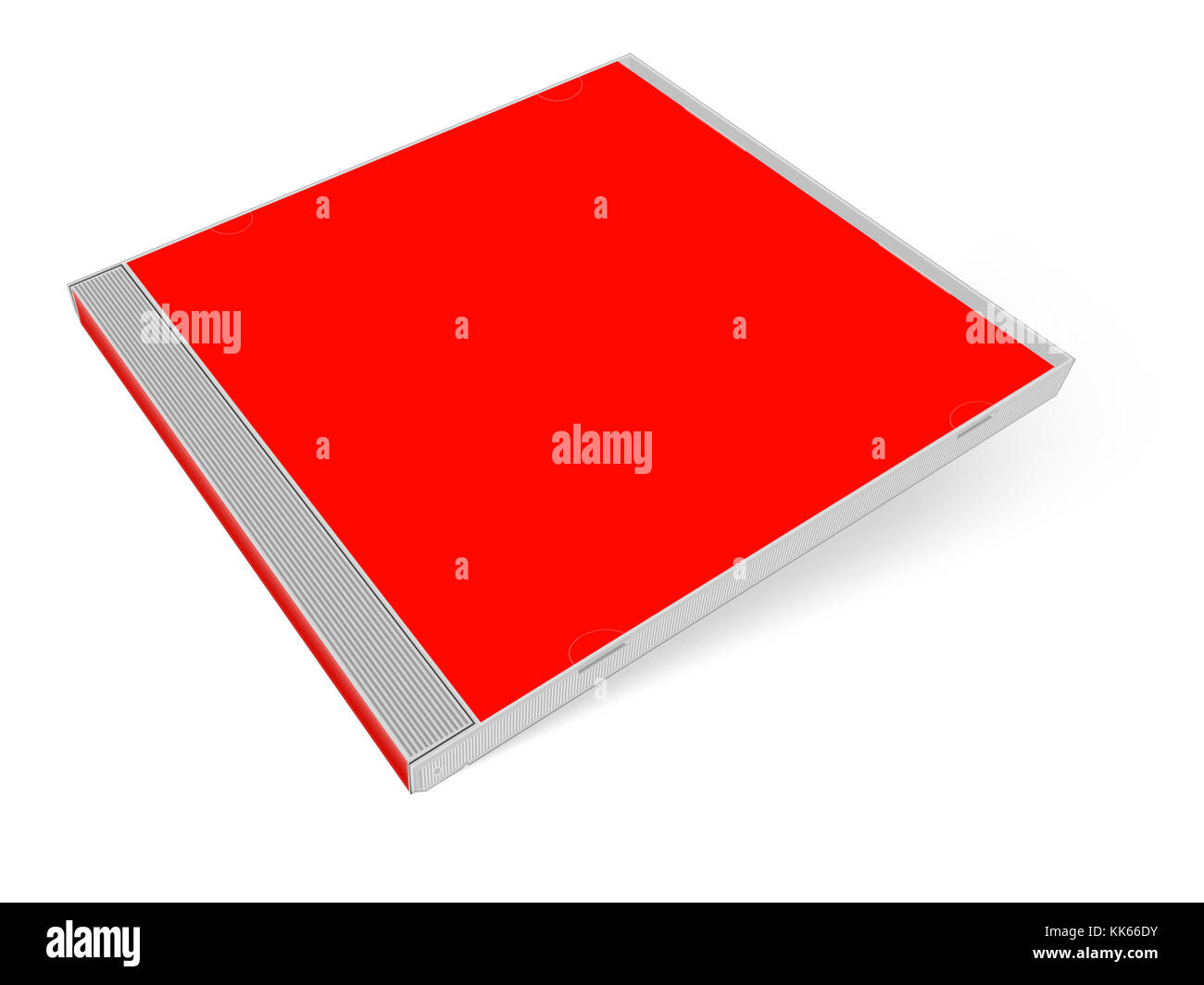 Red blank cd case - put your own design on it! Stock Photo - Alamy