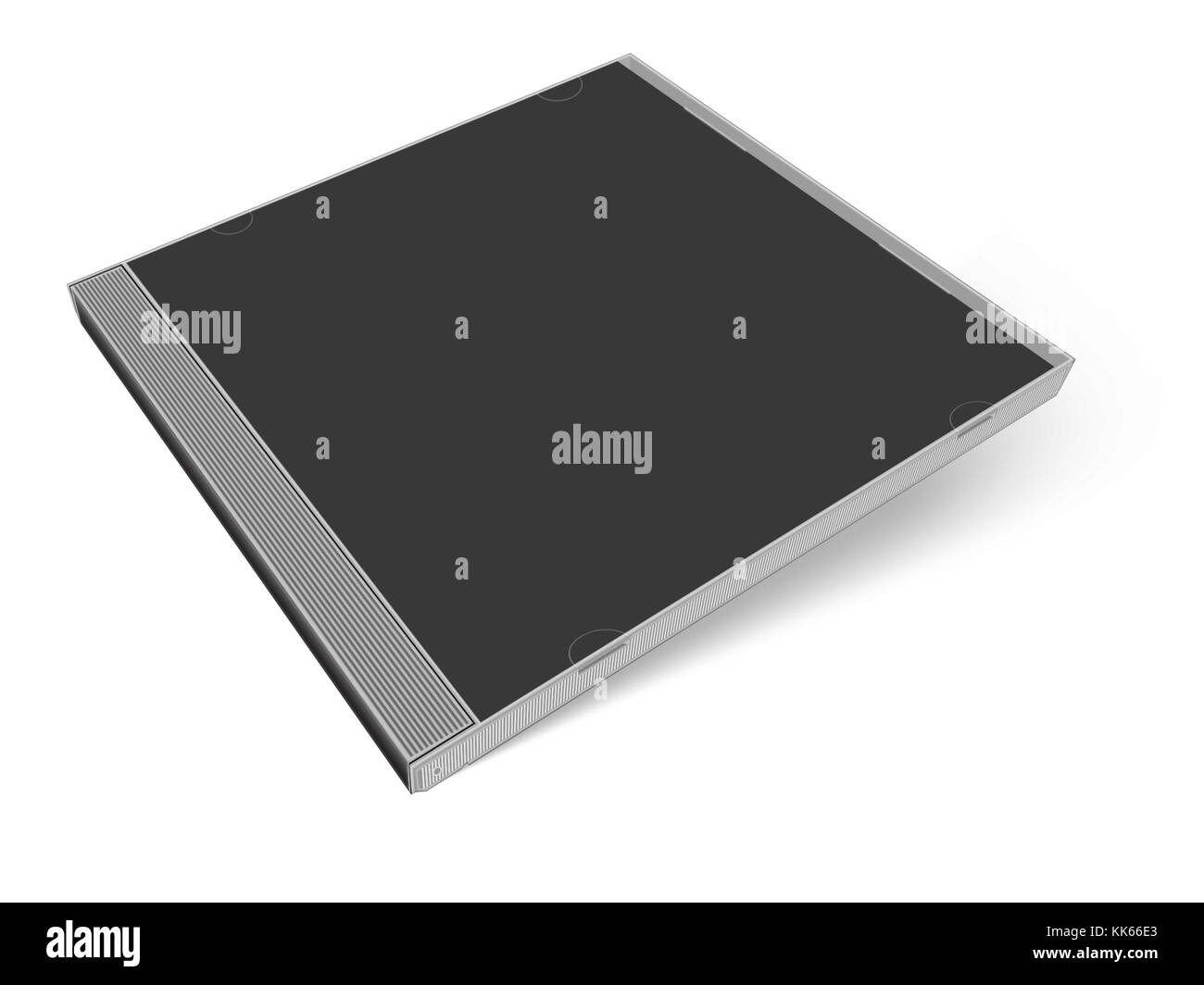 Black blank cd case - put your own design on it! Stock Photo - Alamy