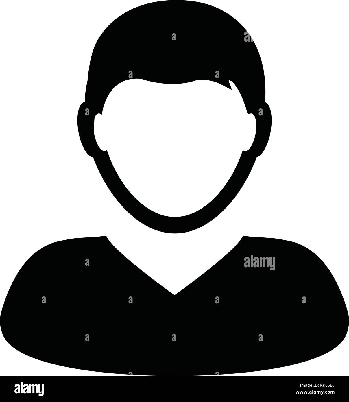 User Icon Vector Male Person Symbol Profile Avatar Sign in Flat Color ...