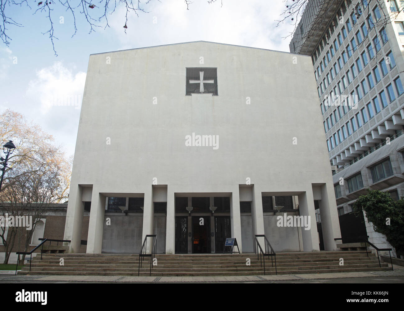 The Royal Military Chapel, known as the Guards Chapel, at the ...