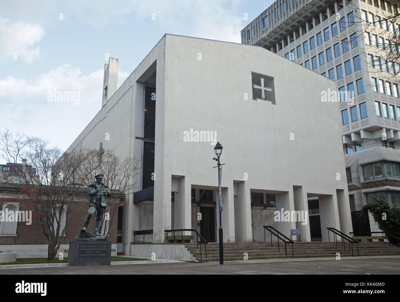 The Royal Military Chapel, known as the Guards Chapel, at the ...
