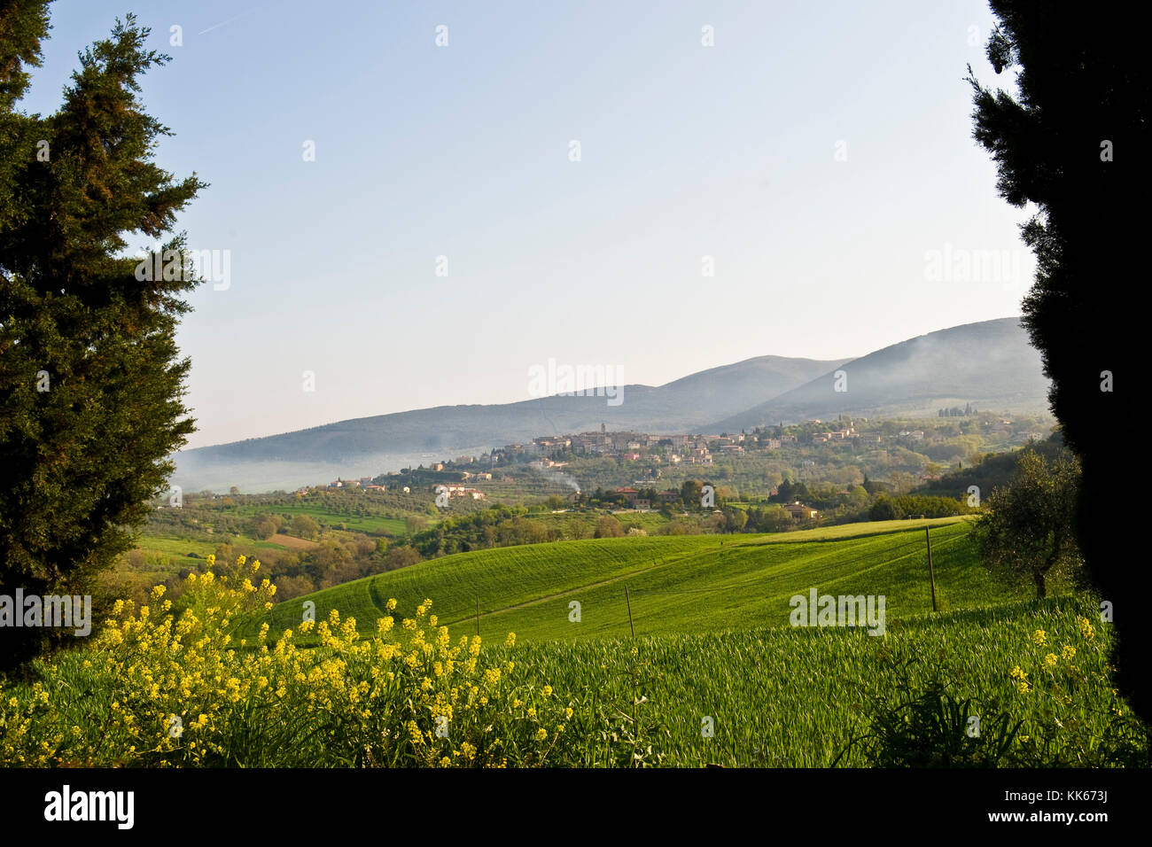 Landscape, surrounding of Montecchio, Umbria, Italy Stock Photo - Alamy