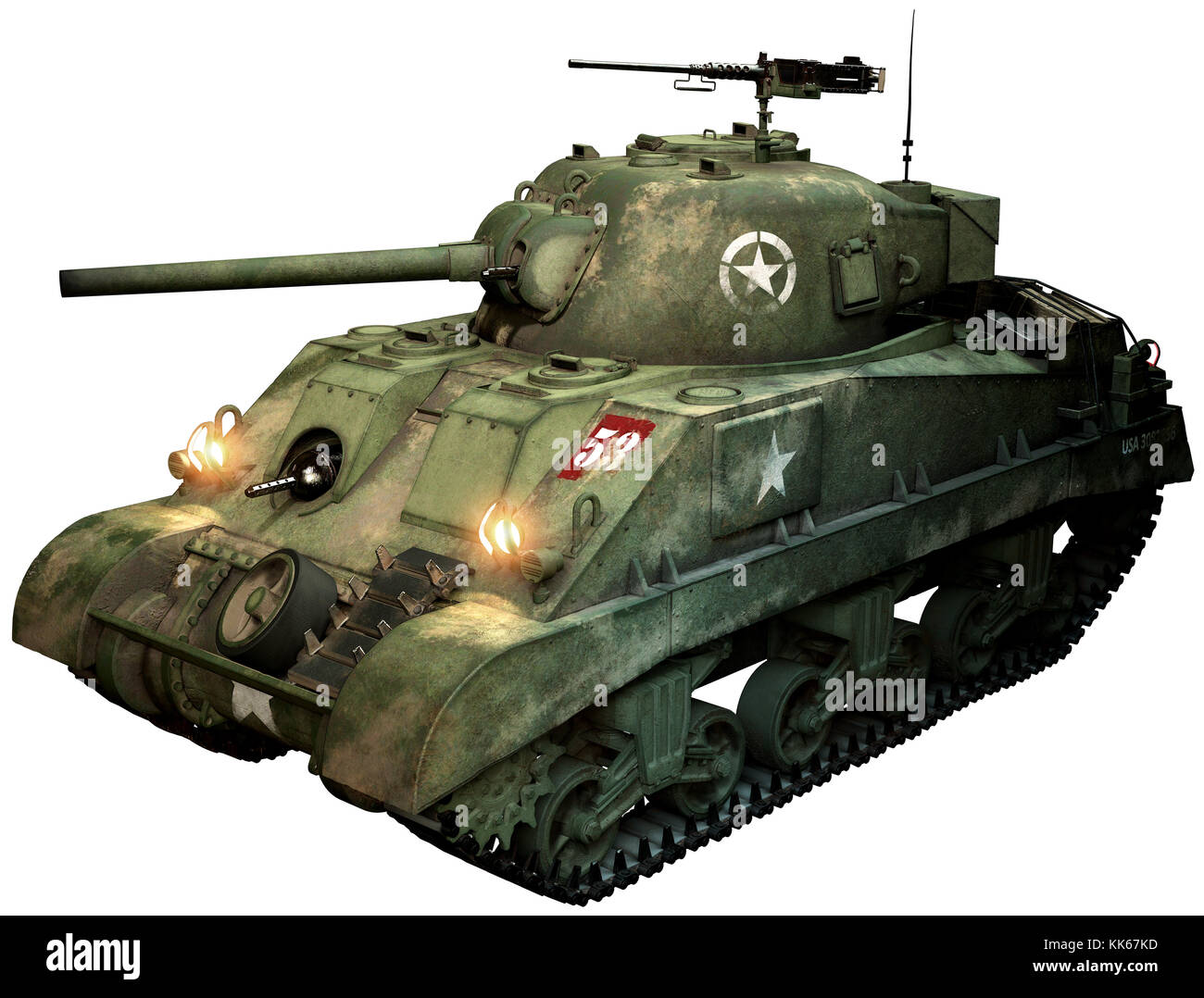 Sherman tank tracks hi-res stock photography and images - Alamy