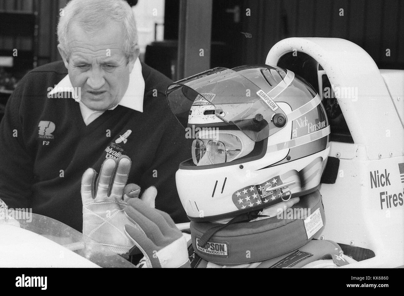 Nick Firestone, British Formula Two 1992 Stock Photo - Alamy