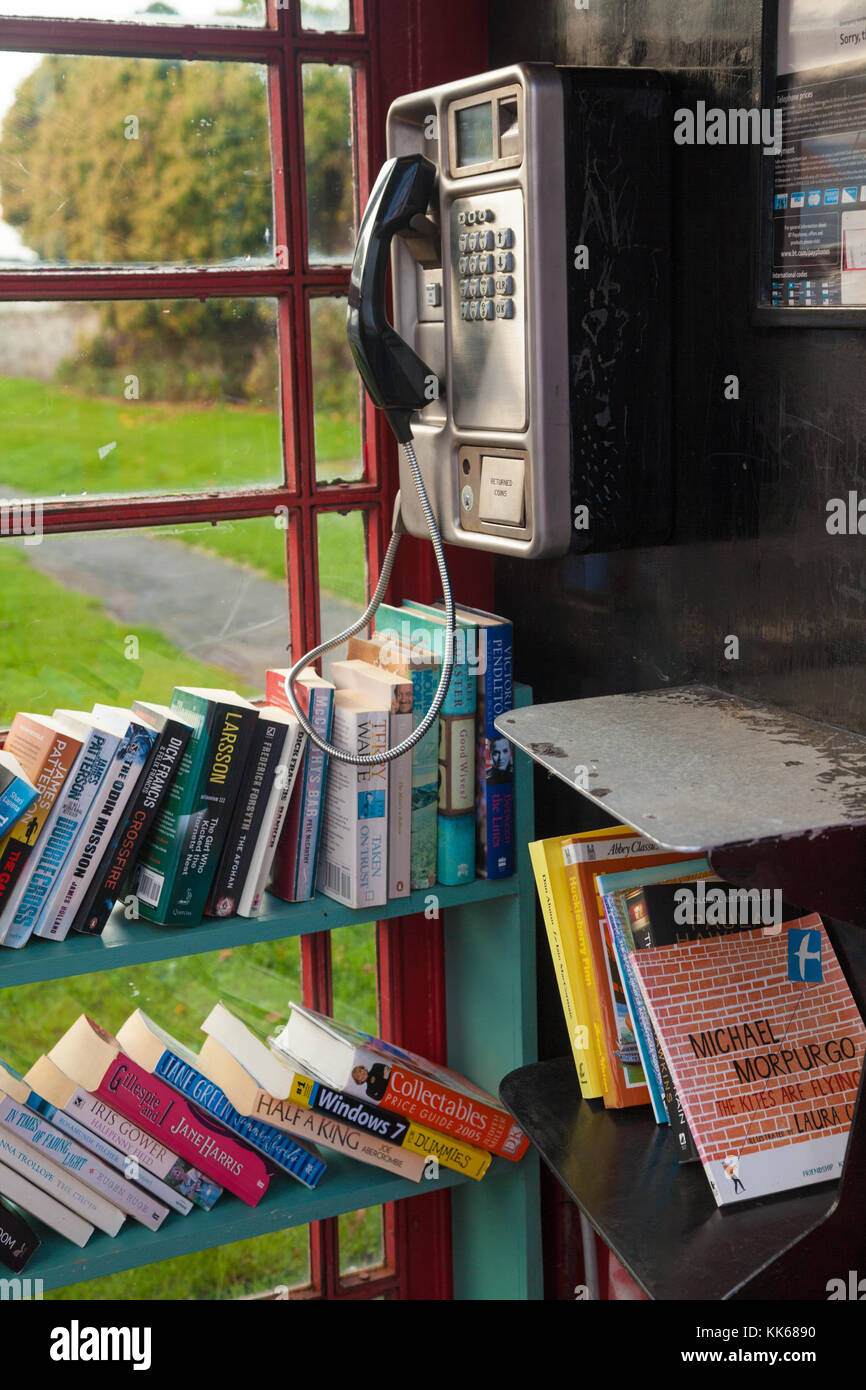 Inside telephone box hi-res stock photography and images - Alamy