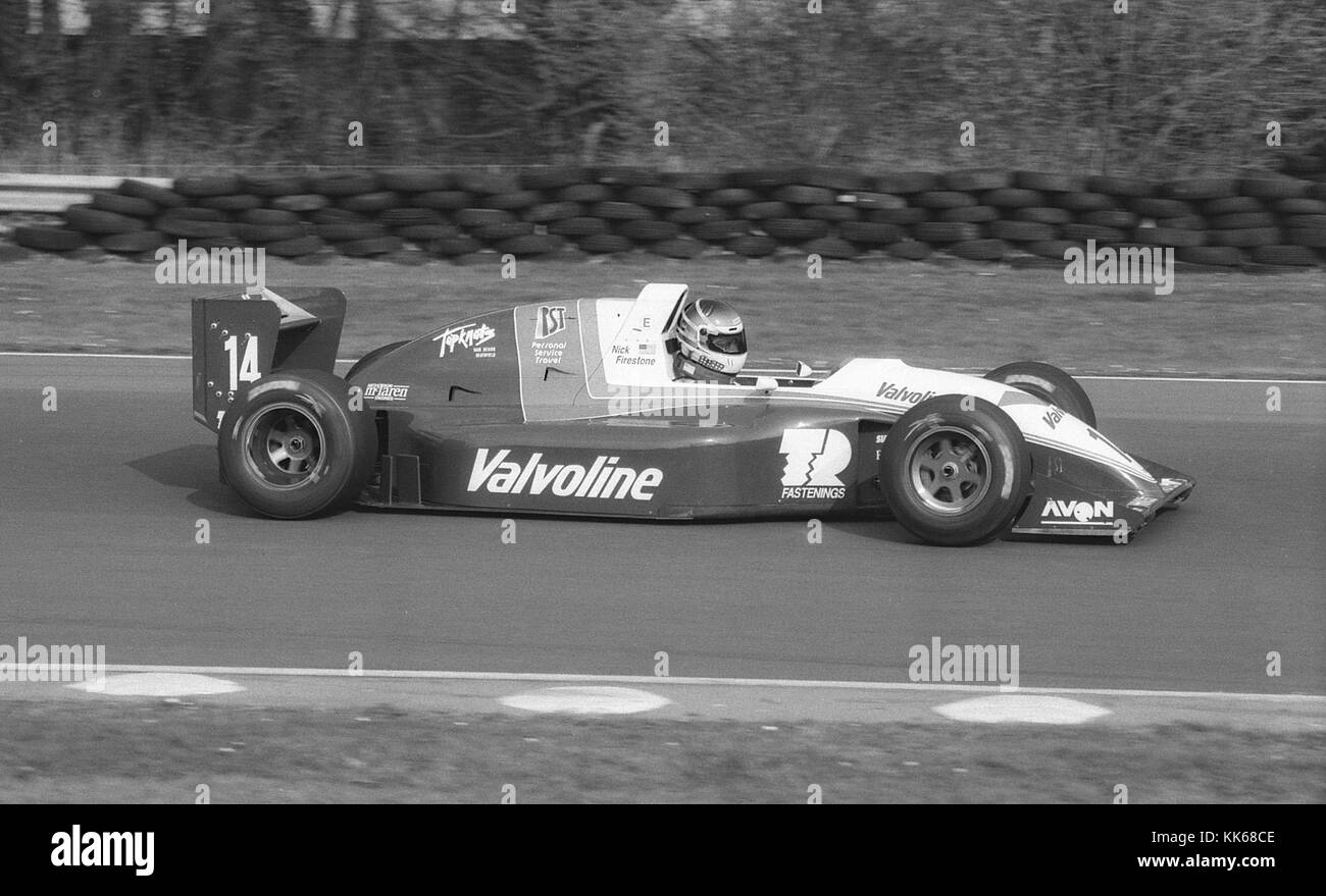 Nick Firestone, British Formula Two 1992 Stock Photo - Alamy
