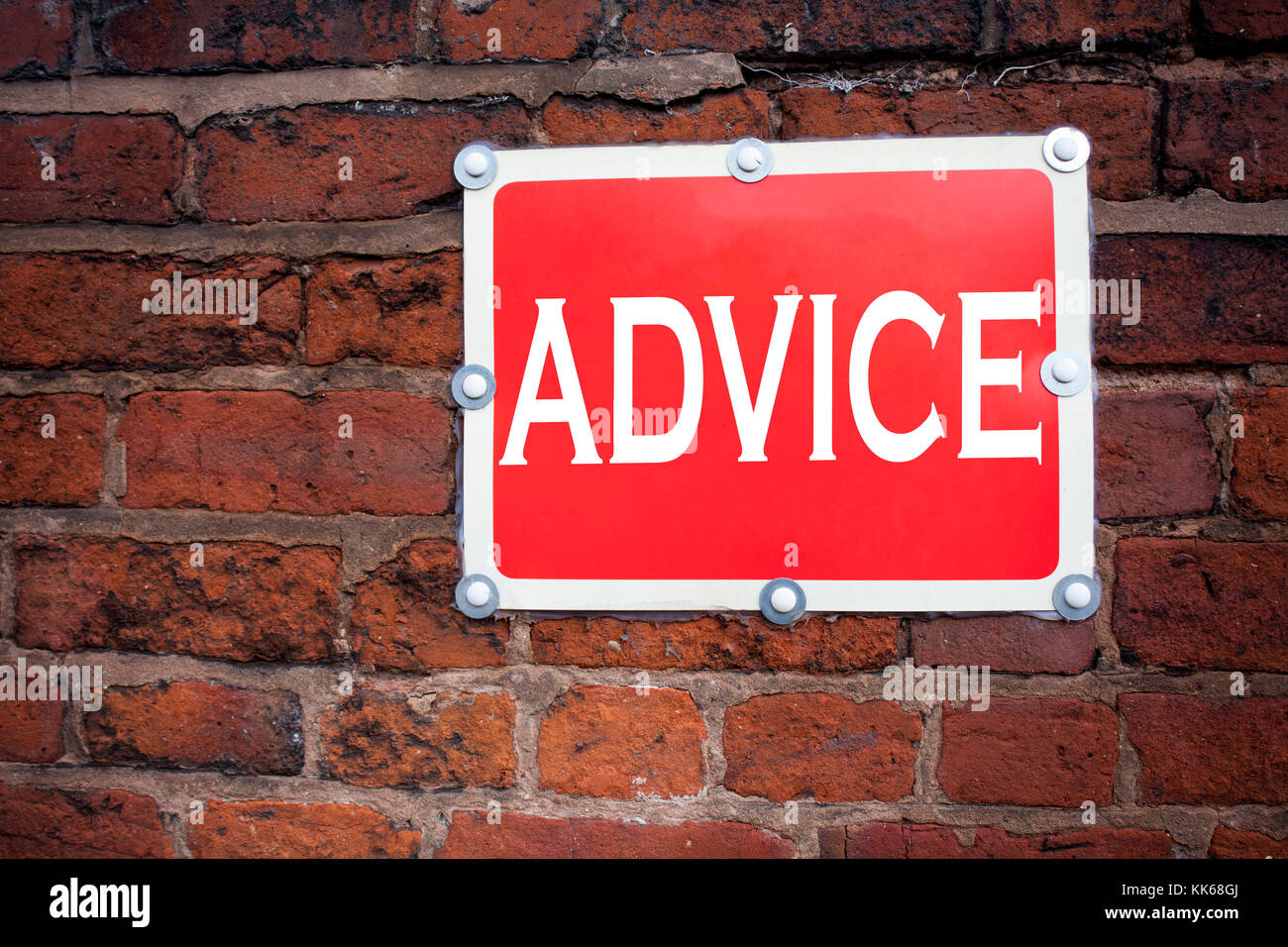 Hand writing text caption inspiration showing Advice concept meaning ...