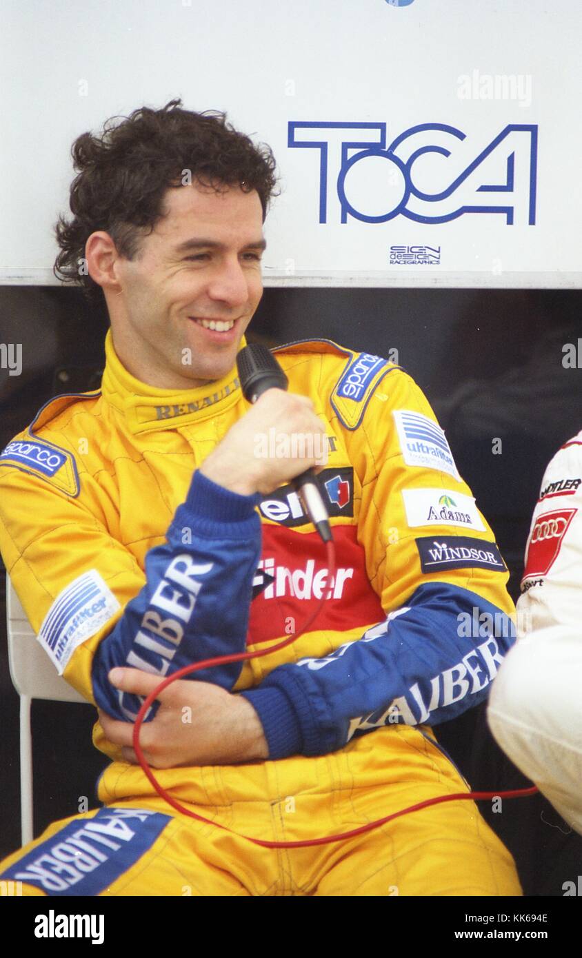 Alain Menu portrait, 1996 British Touring Car Championship opening ...