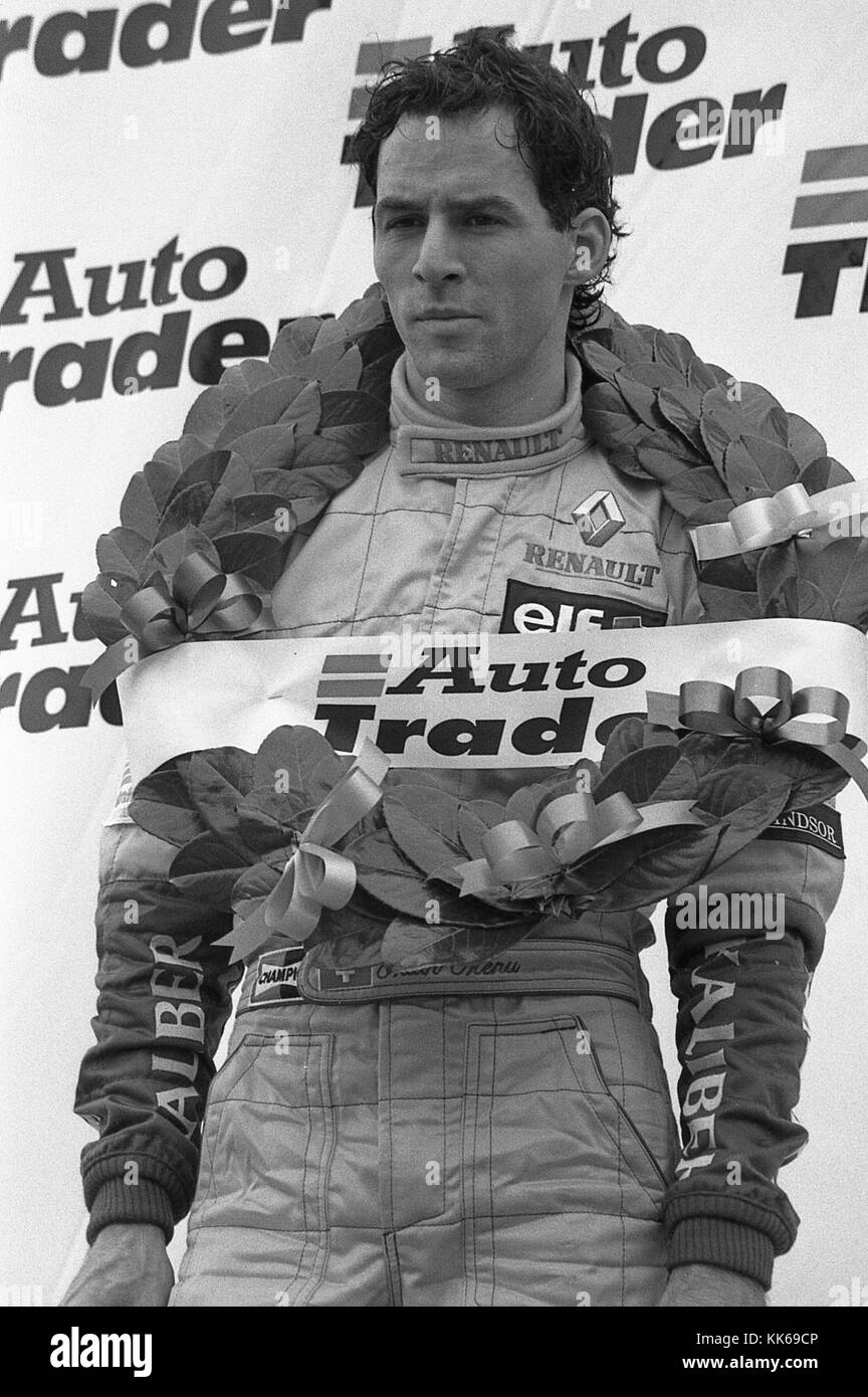 Alain Menu portrait, 1996 British Touring Car Championship opening ...