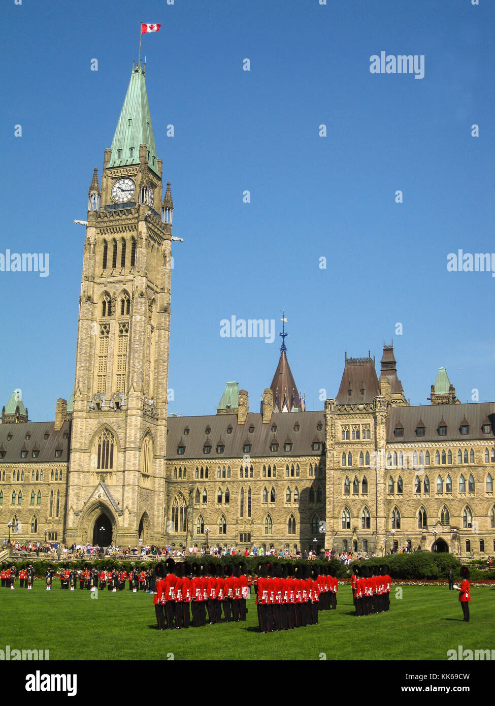 Changing of guard in Parliament Hill, Ottawa, Canada Stock Photo - Alamy