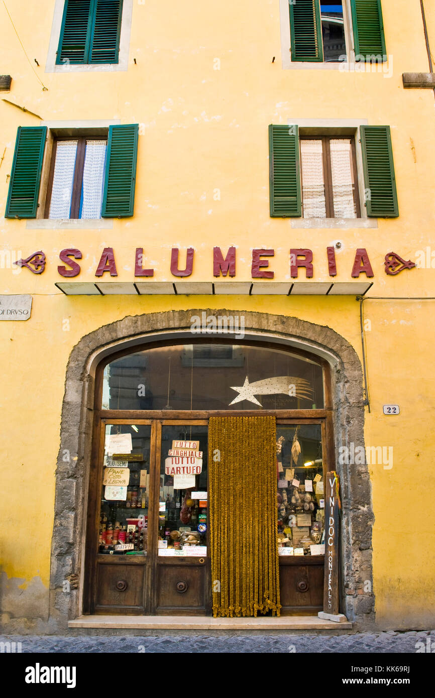Traditional food, Spoleto, Perugia province, Umbria, Italy Stock Photo ...