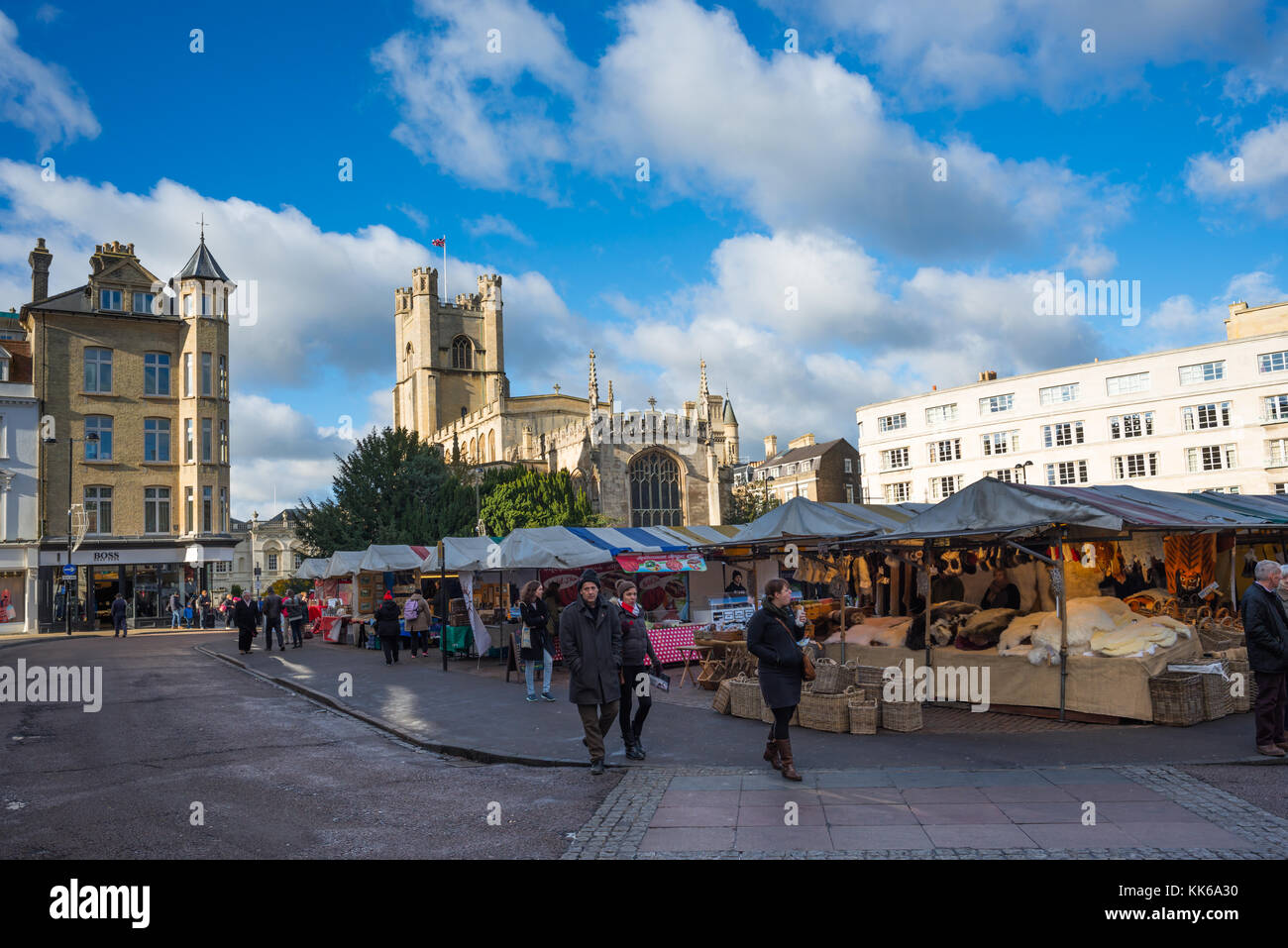 Market Square and Great St Marys Church, the University church ...