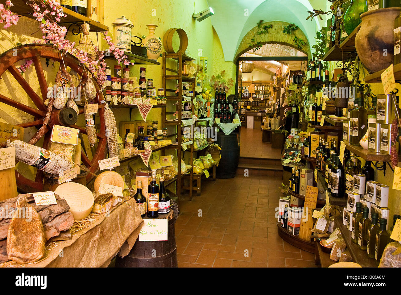 Traditional food, Spoleto, Perugia province, Umbria, Italy Stock Photo ...