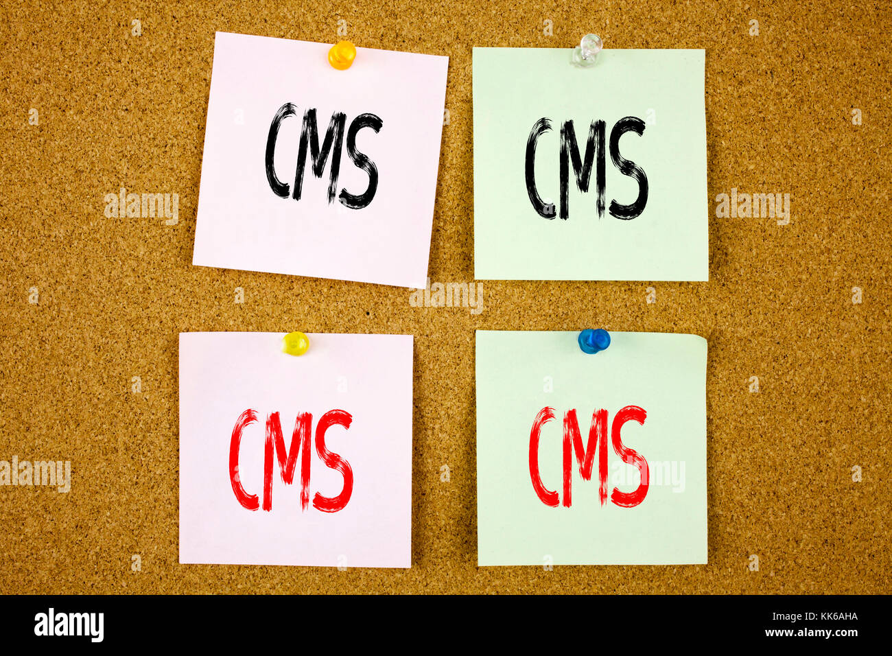 Conceptual hand writing text caption inspiration showing CMS Business ...