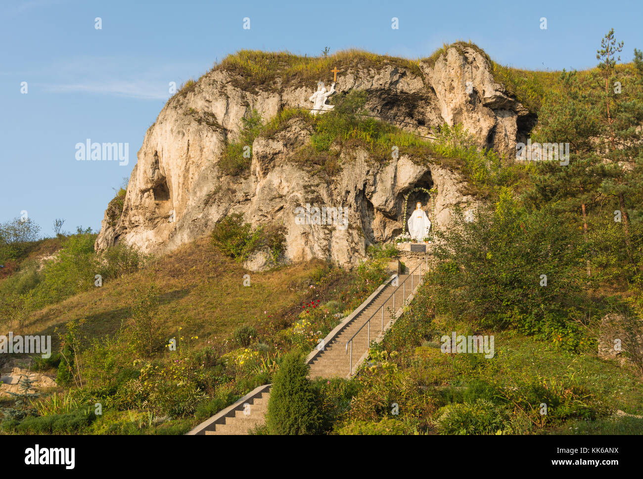Unique ruins of ancient castles against the blue sky Stock Photo - Alamy