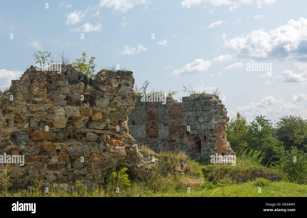 Unique ruins of ancient castles against the blue sky Stock Photo - Alamy