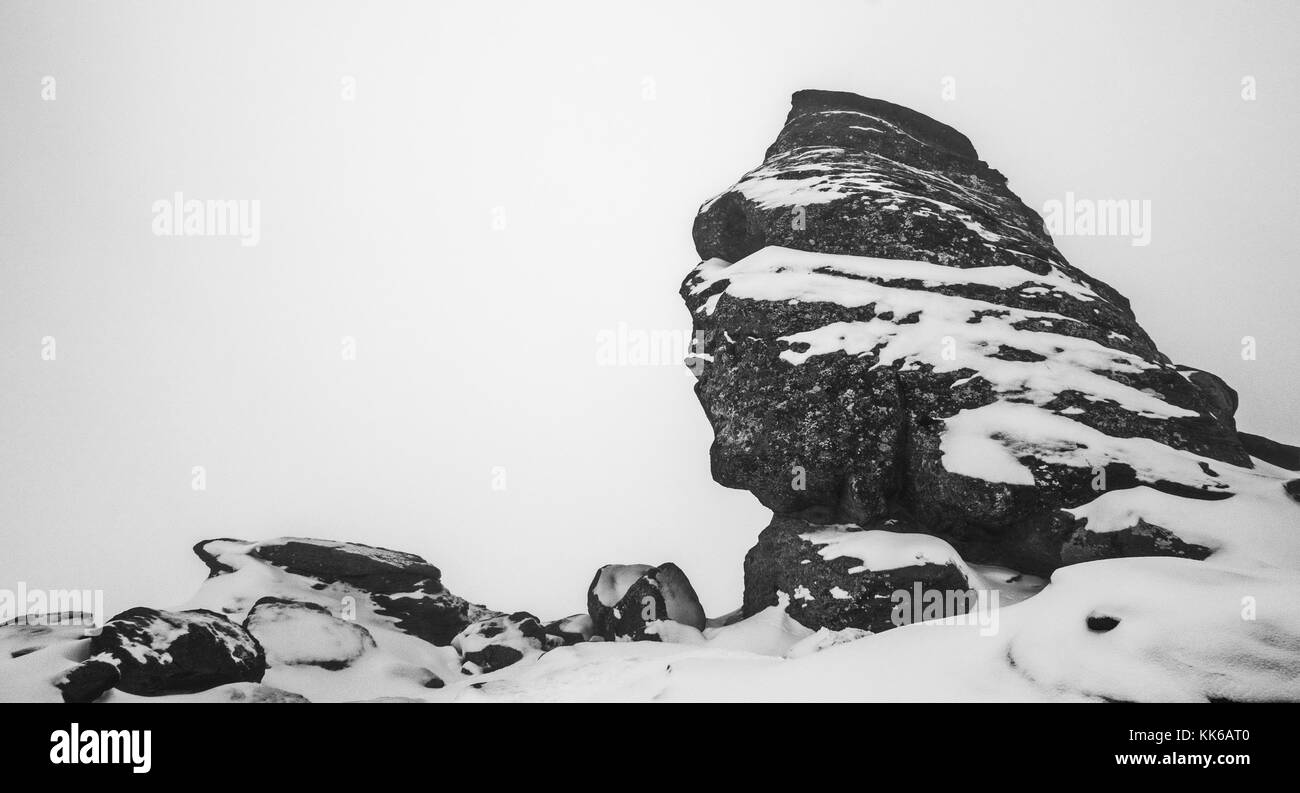 Legendary head of Sphinx Stock Photo - Alamy