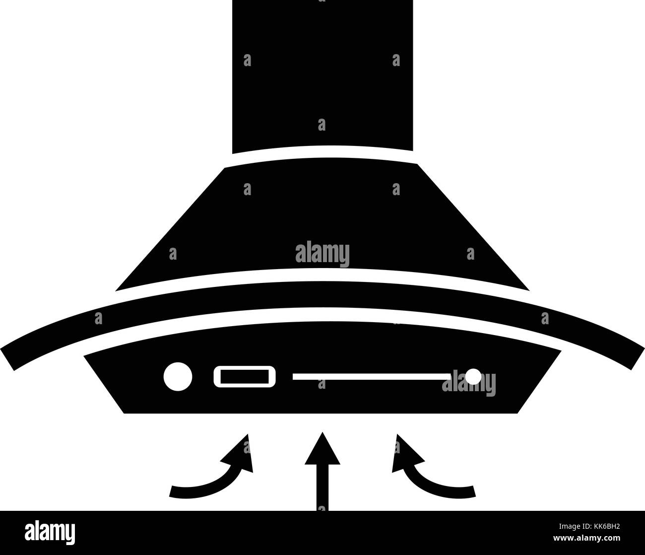 Cooker hood icon, simple black style Stock Vector Image & Art - Alamy