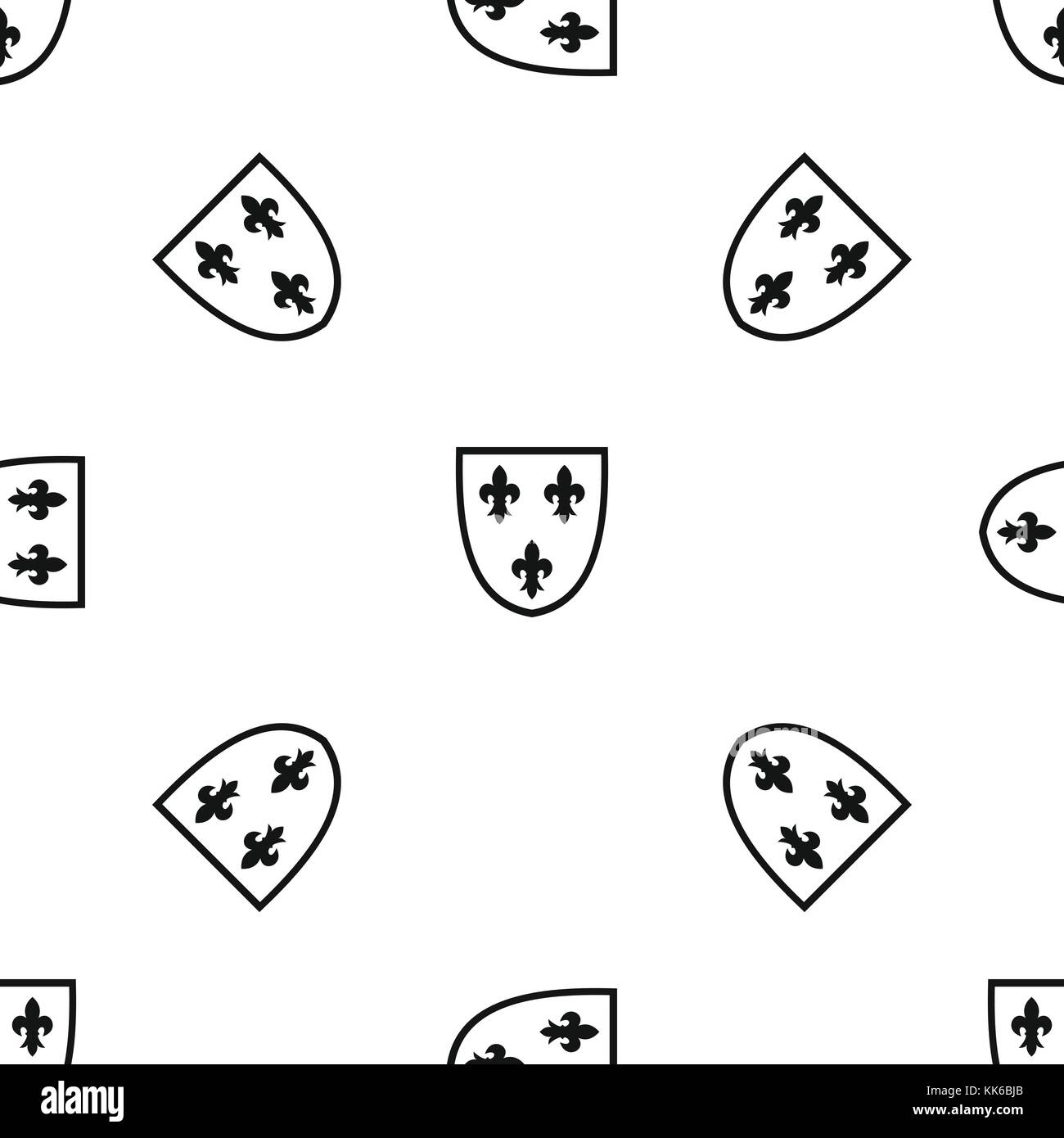 Crest pattern seamless black Stock Vector Image & Art - Alamy