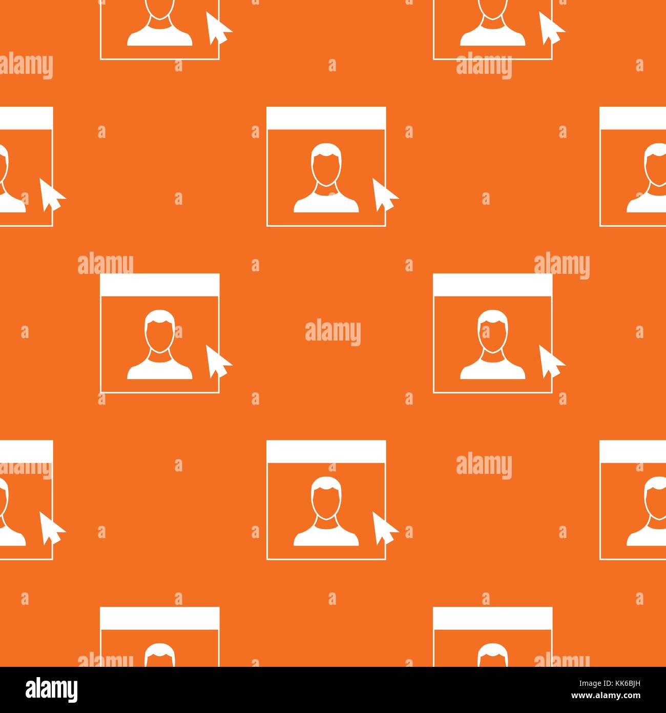 Cursor point man on monitor pattern seamless Stock Vector Image & Art ...
