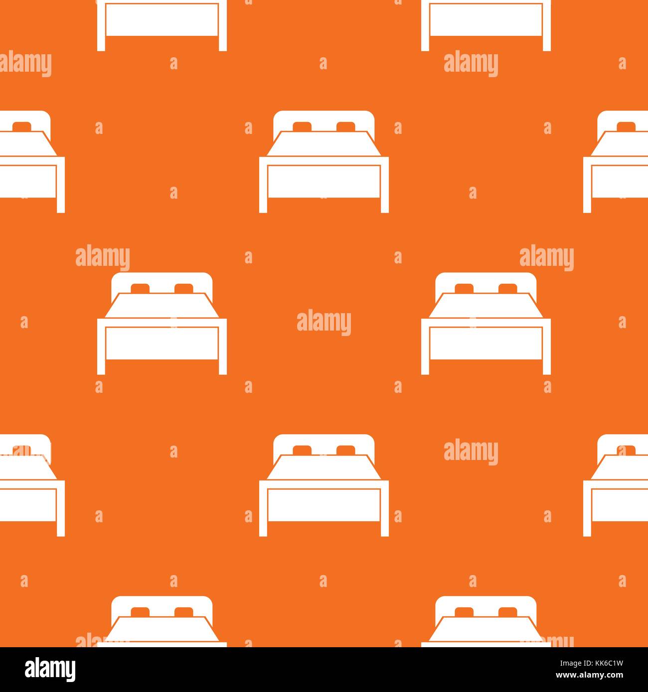 Double bed pattern seamless Stock Vector Image & Art - Alamy