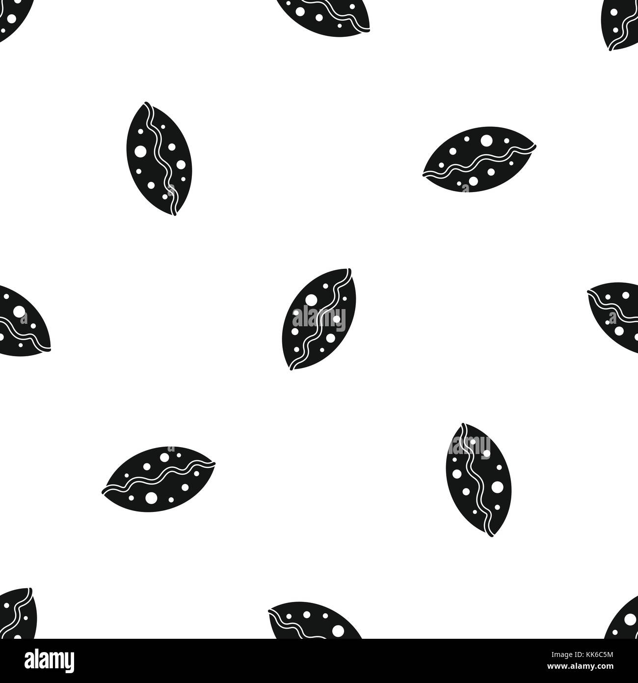 Baked pastry pattern seamless black Stock Vector Image & Art - Alamy