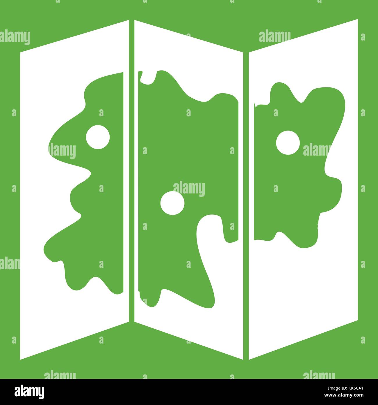 Map icon green Stock Vector Image & Art - Alamy