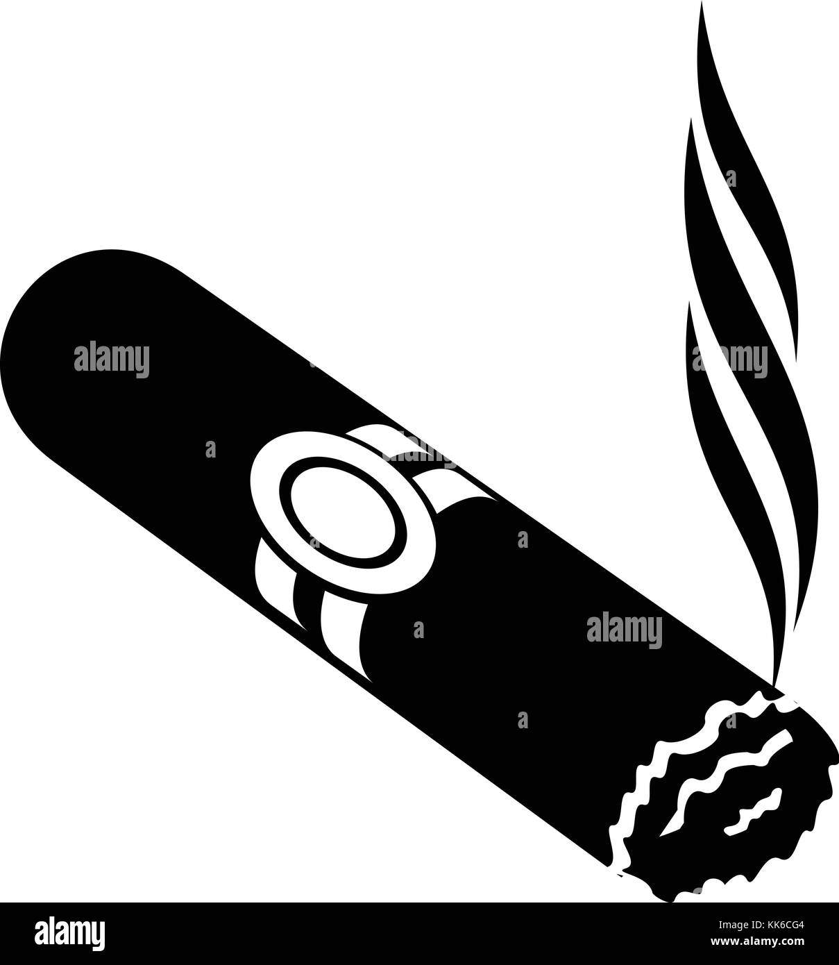 Cigar icon, simple black style Stock Vector Image & Art - Alamy