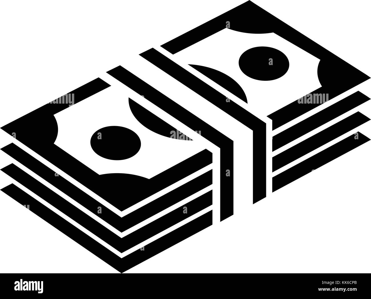 Bundle note icon, simple black style Stock Vector Image & Art - Alamy