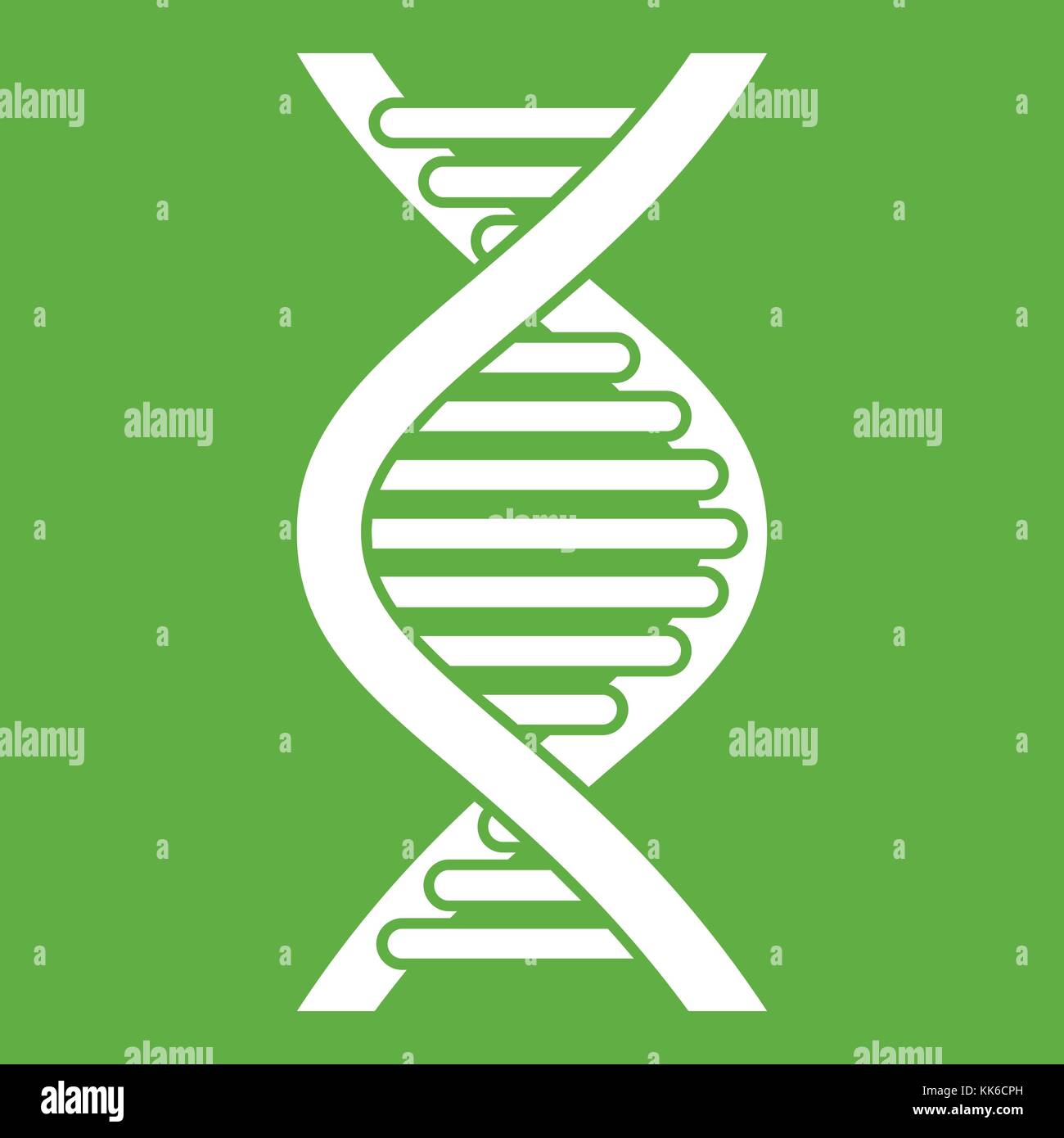 DNA strand icon green Stock Vector Image & Art - Alamy
