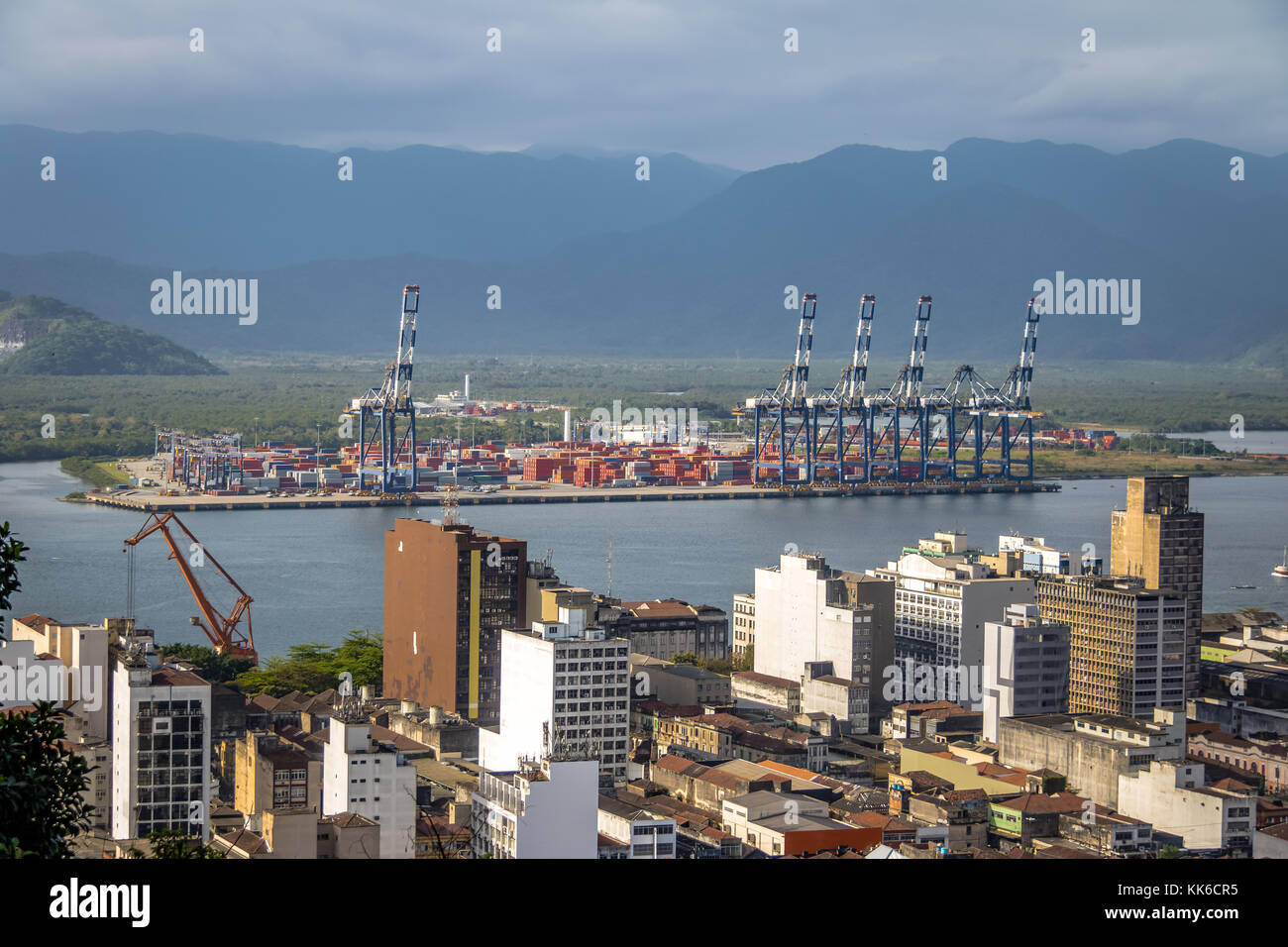 Port of santos hi-res stock photography and images - Alamy