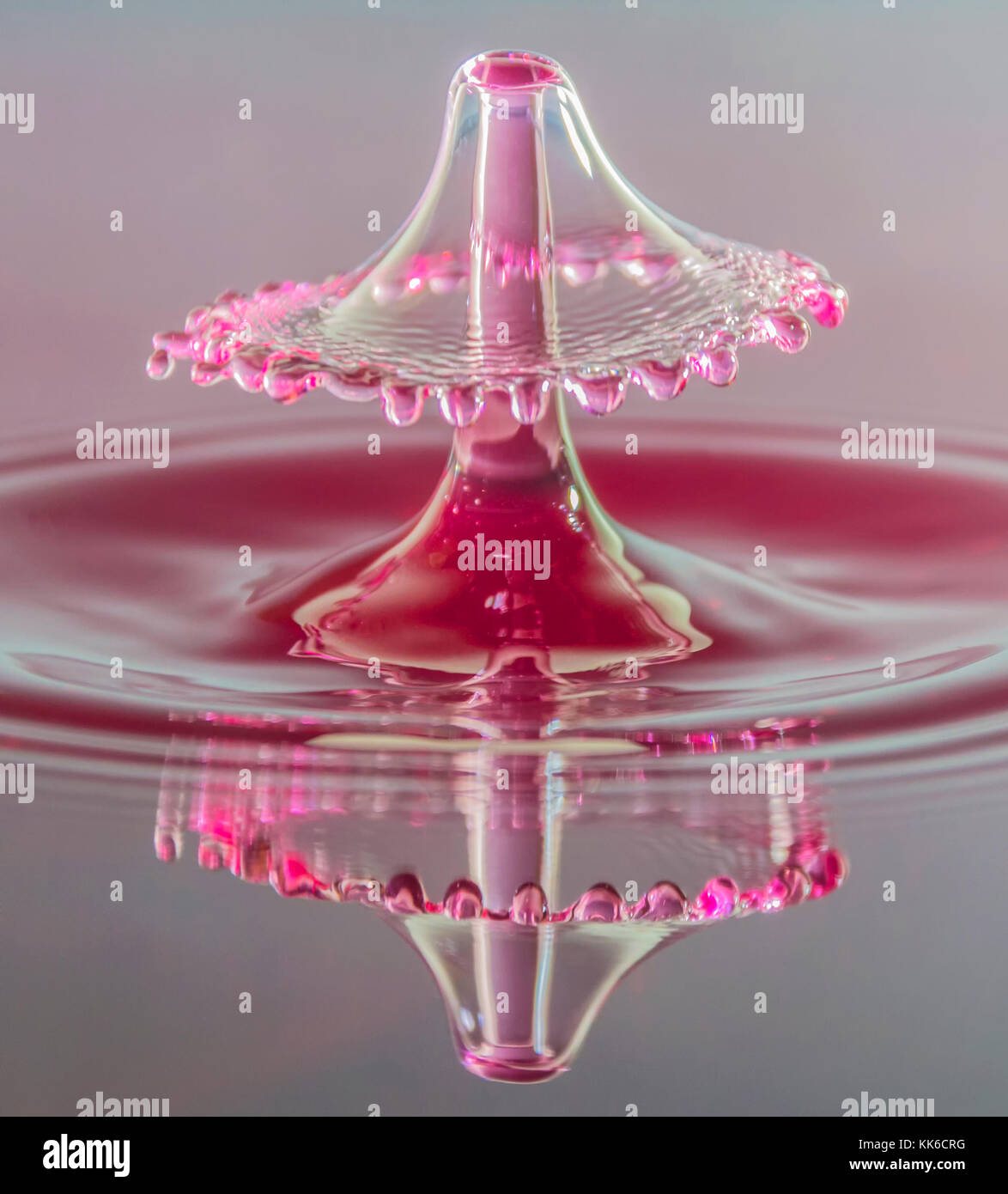 Water drop collision Stock Photo - Alamy