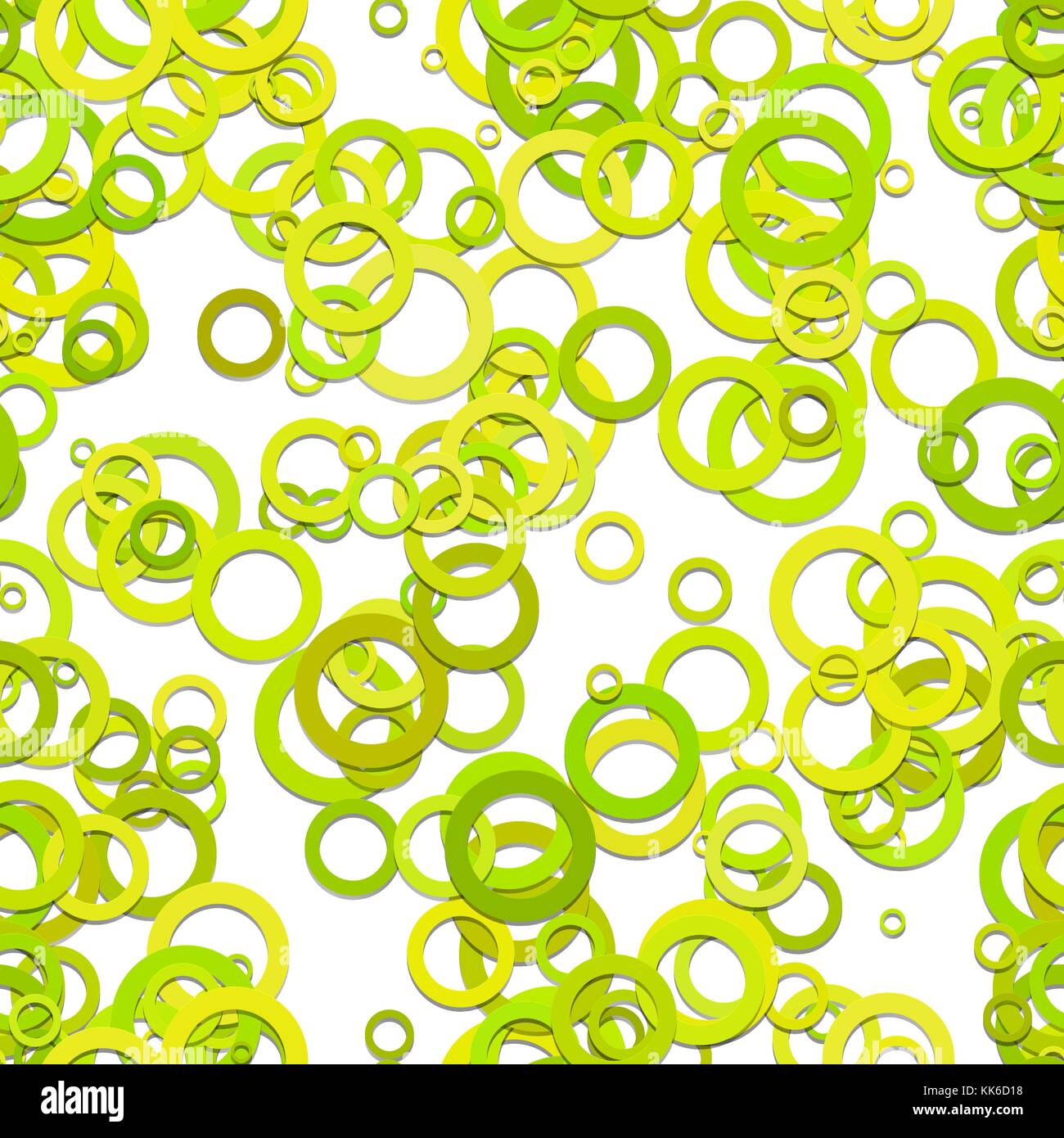 Repeating abstract geometric circle background pattern - vector graphic from rings with shadow ...