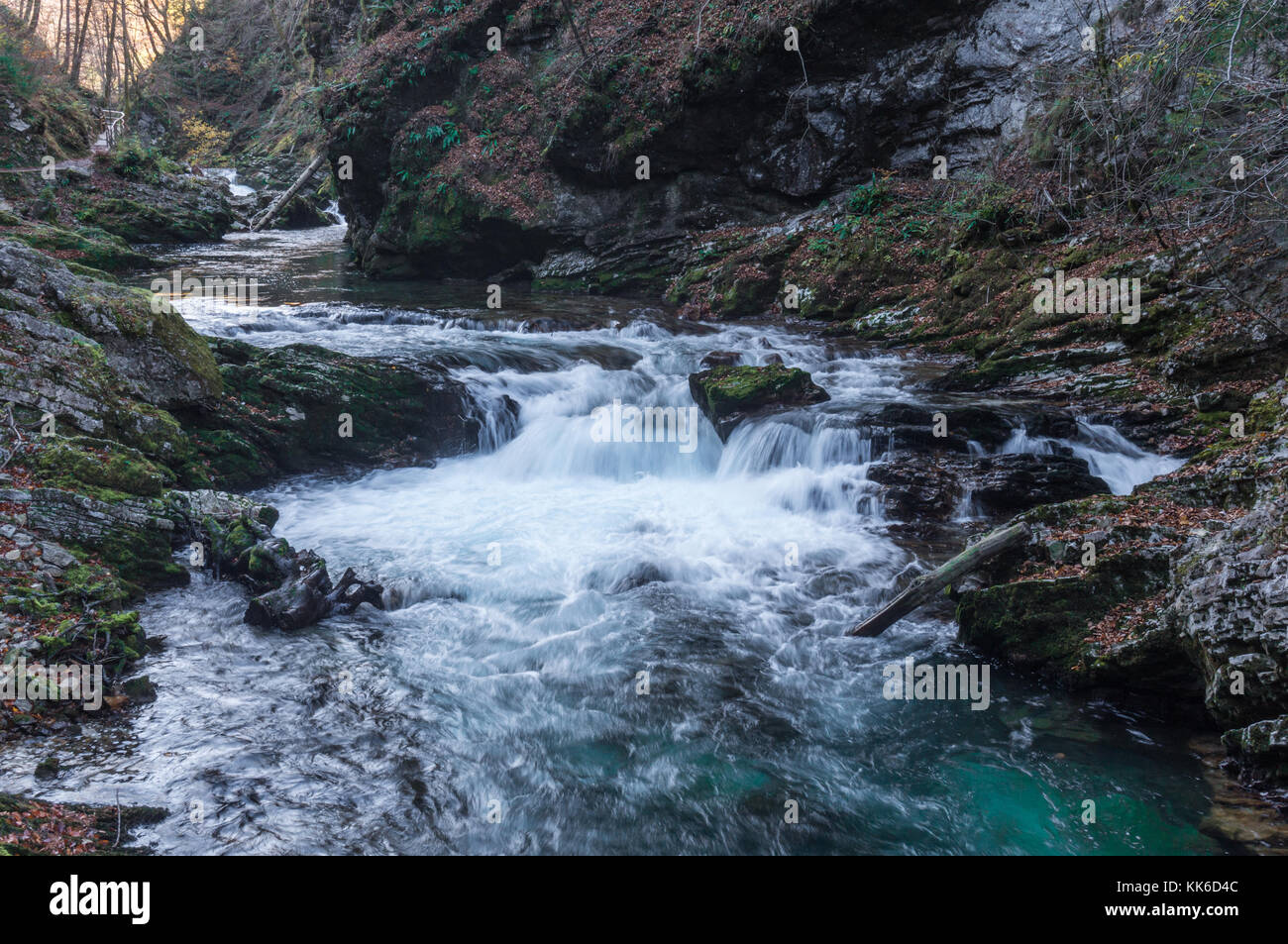 Waterfall on radovna river hi-res stock photography and images - Alamy