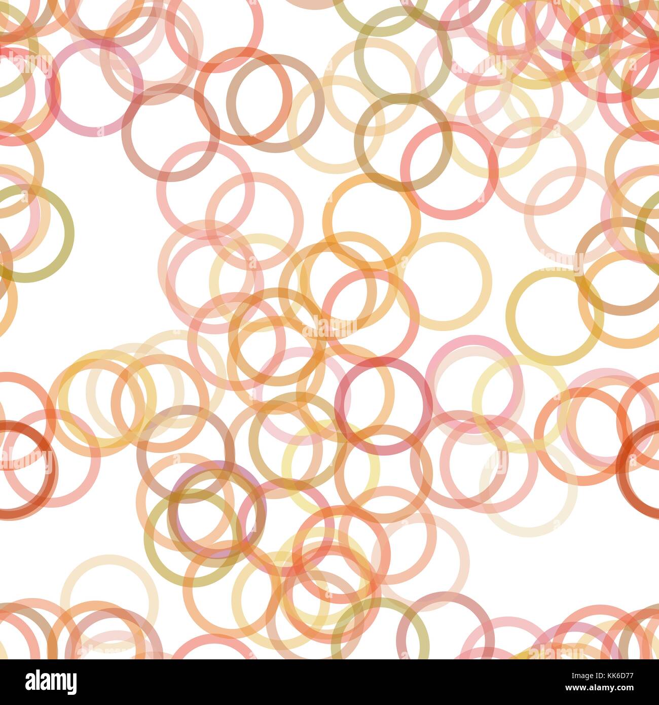 Seamless circle pattern background - vector design from rings with ...