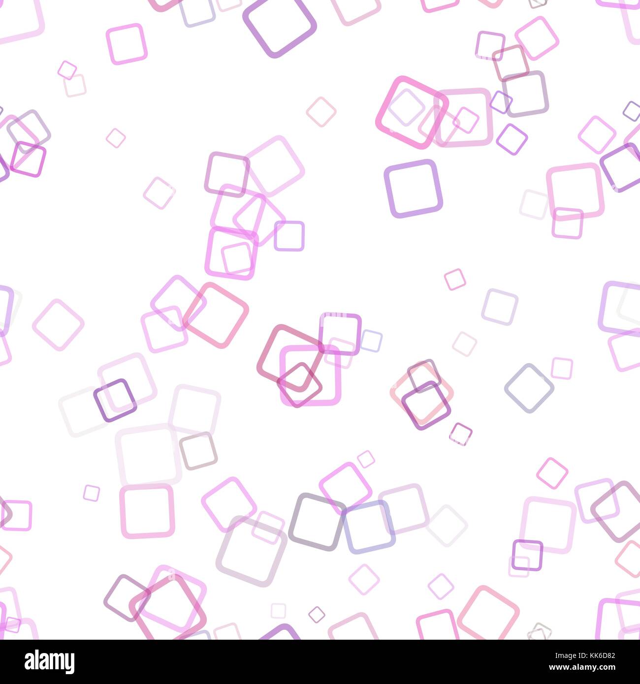 Repeating abstract square background pattern - vector graphic design from rotated squares with ...