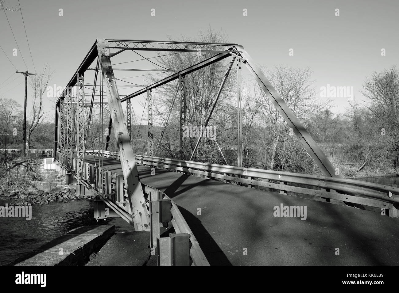 Bridge on a country road Stock Photo - Alamy