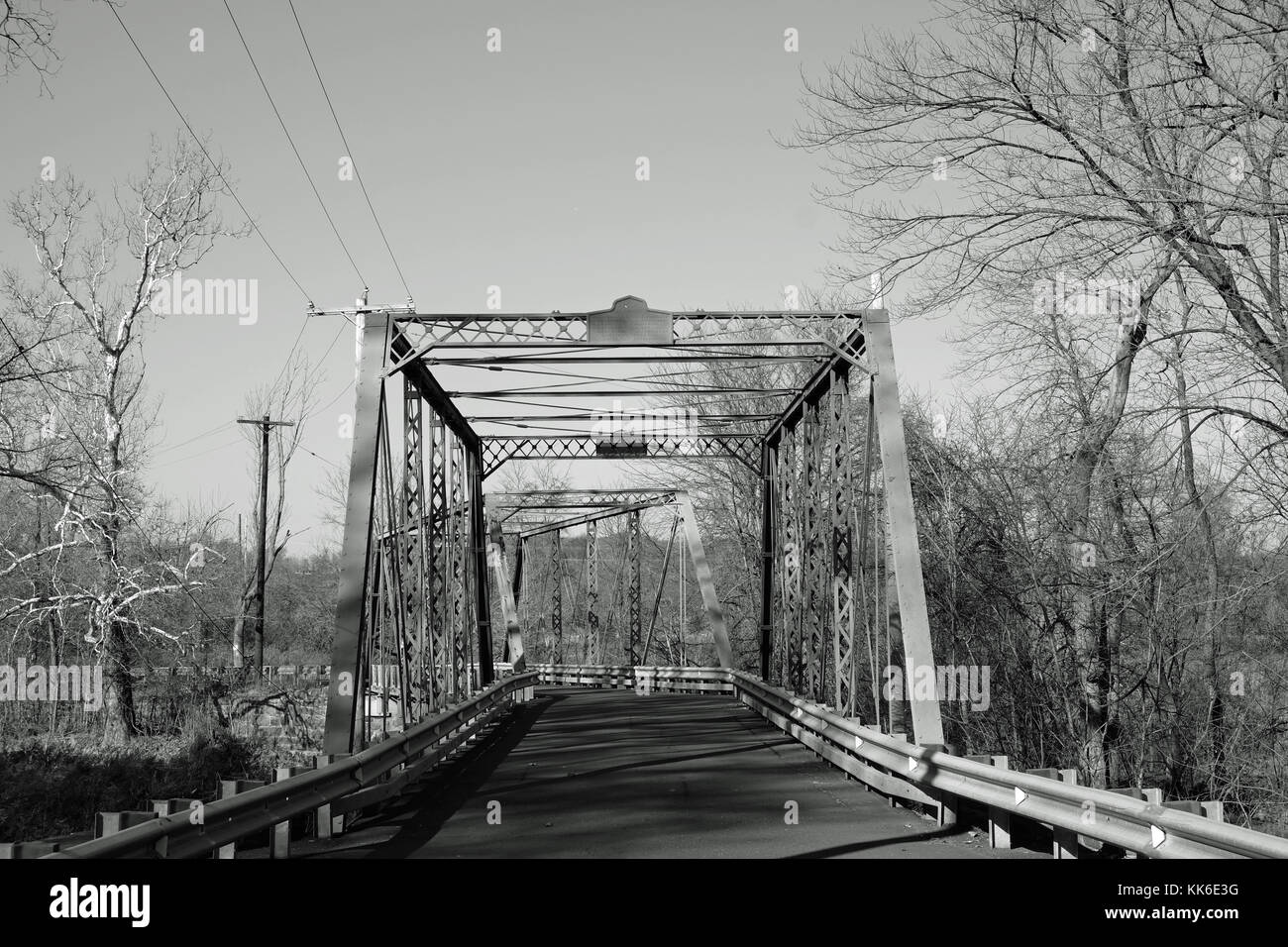 Bridge on a country road Stock Photo - Alamy