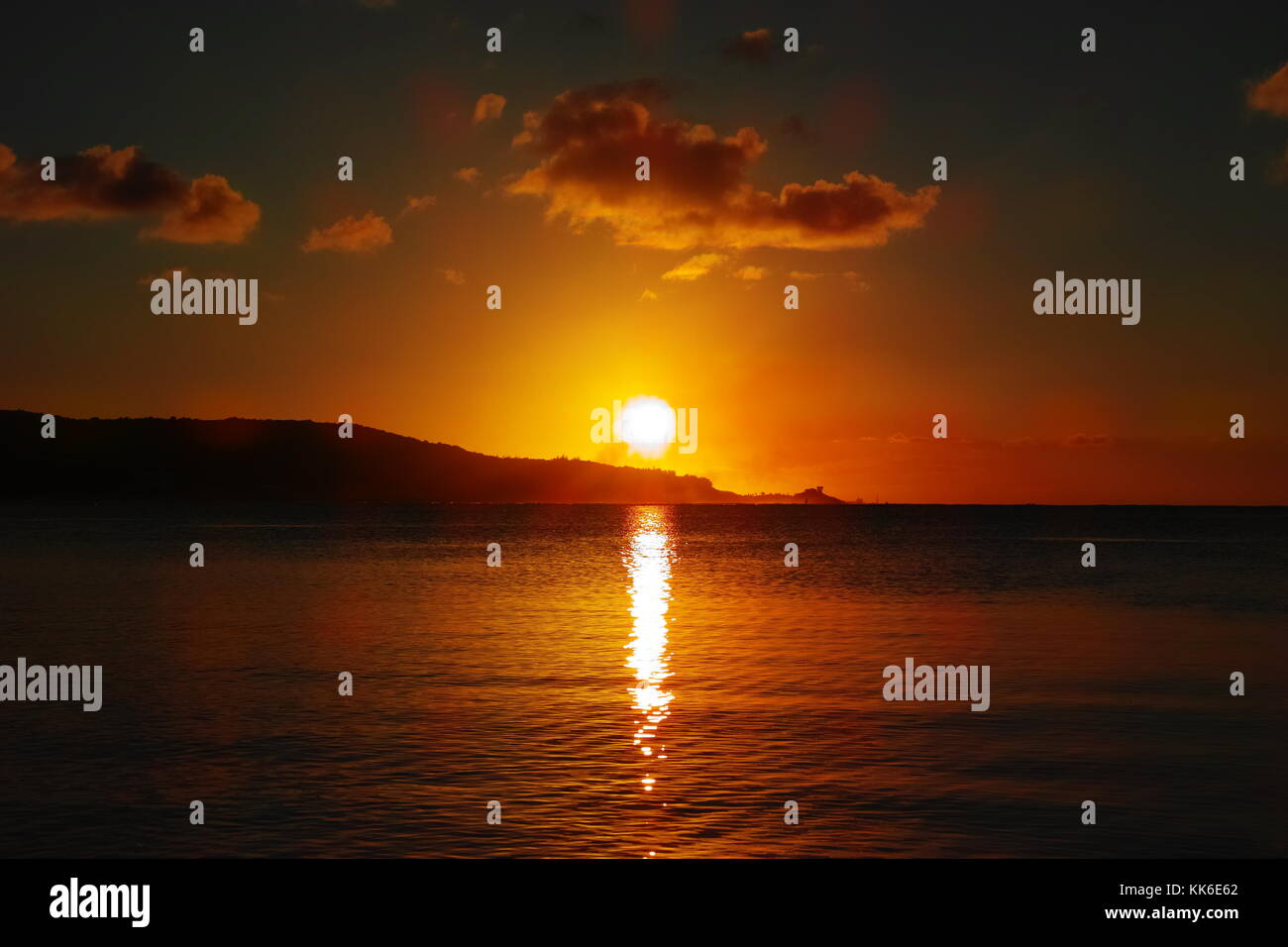 Guam Sunset November Stock Photo - Alamy