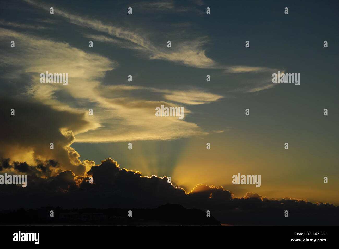 Guam Sunset November Stock Photo - Alamy