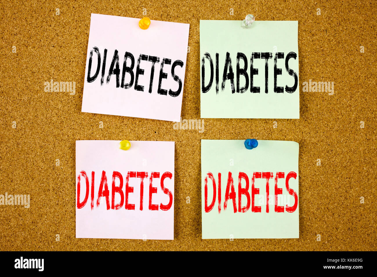 Conceptual hand writing text caption inspiration showing Diabetes ...