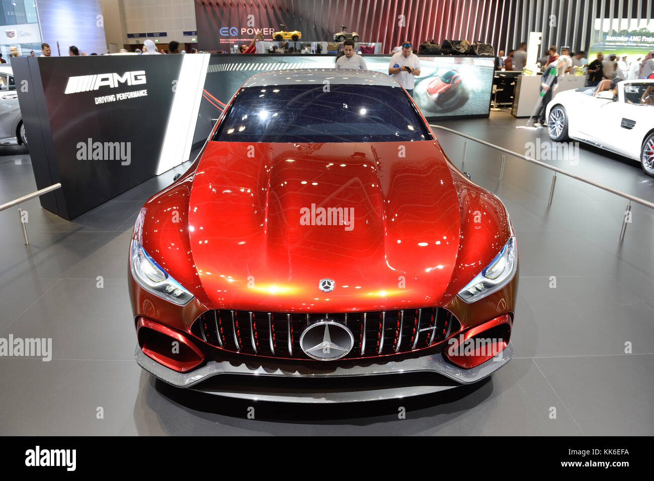 DUBAI, UAE - NOVEMBER 17: The show car Mercedes-AMG GT Concept is on ...