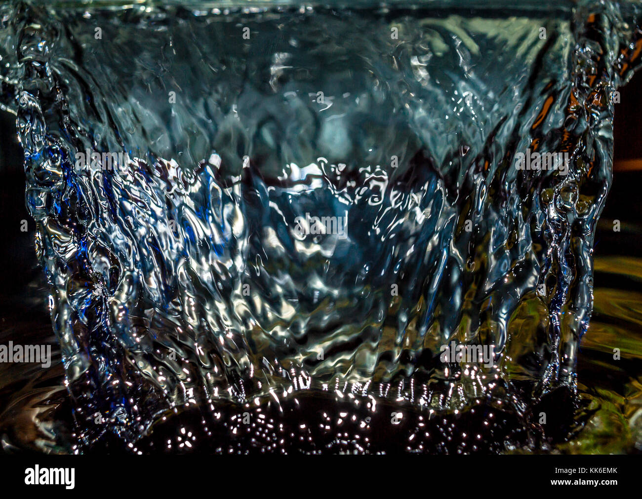 Closeup waterfall pouring water natural hi-res stock photography and ...