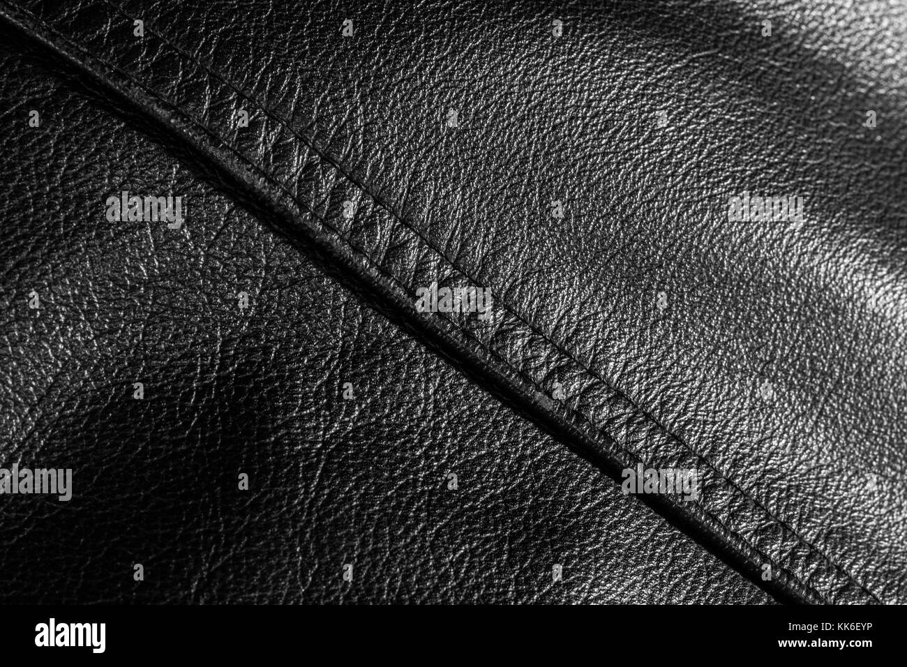 black motorcycle leather jacket close up Stock Photo - Alamy